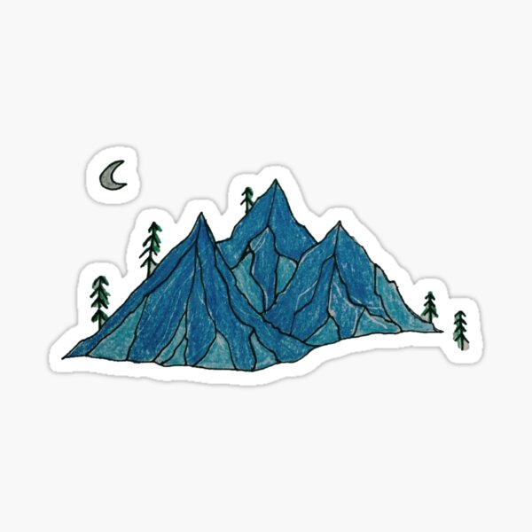 Mountain Stickers | Redbubble