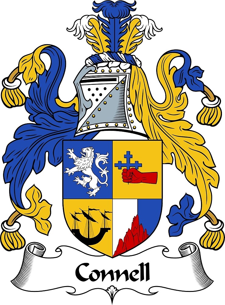 "Connell Coat of Arms / Connell Family Crest" by ScotlandForever ...