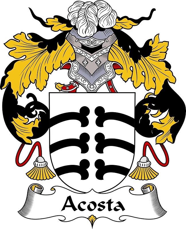 "Acosta Coat of Arms/Family Crest" by William Martin | Redbubble