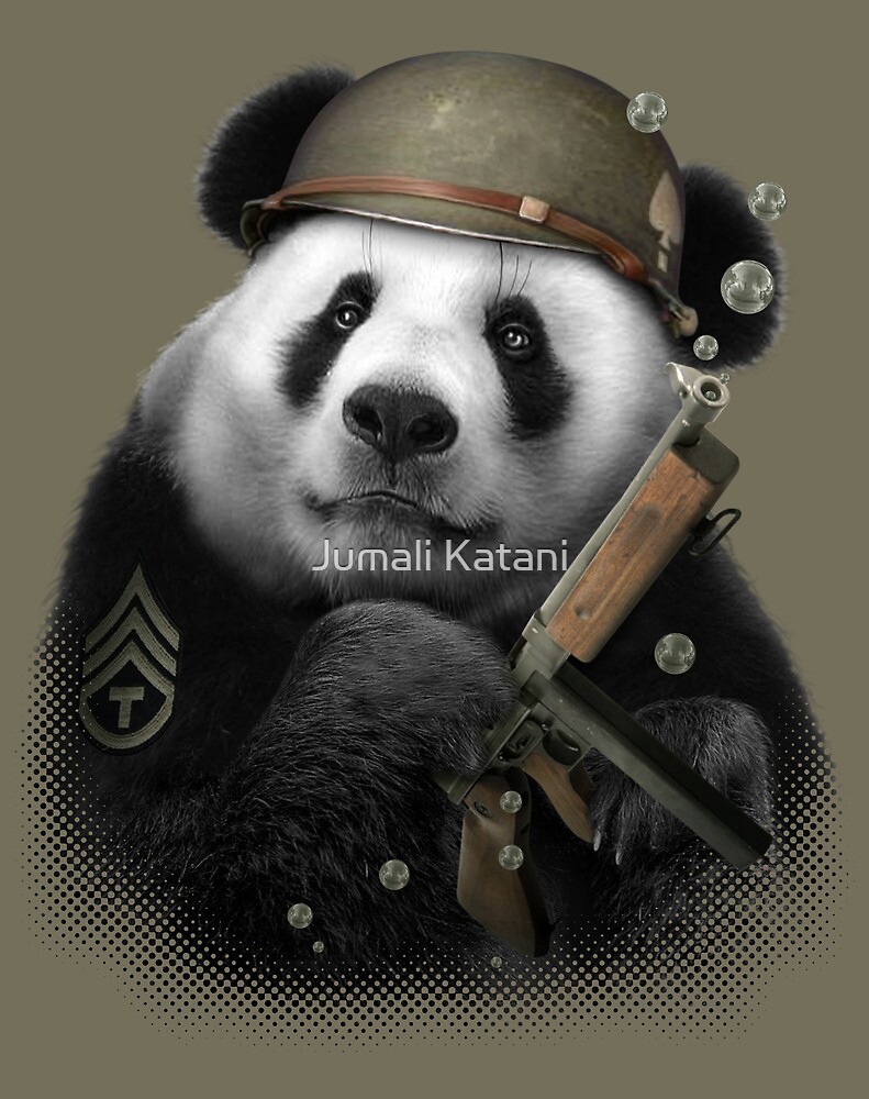 "PANDA SOLDIER" by MEDIACORPSE | Redbubble