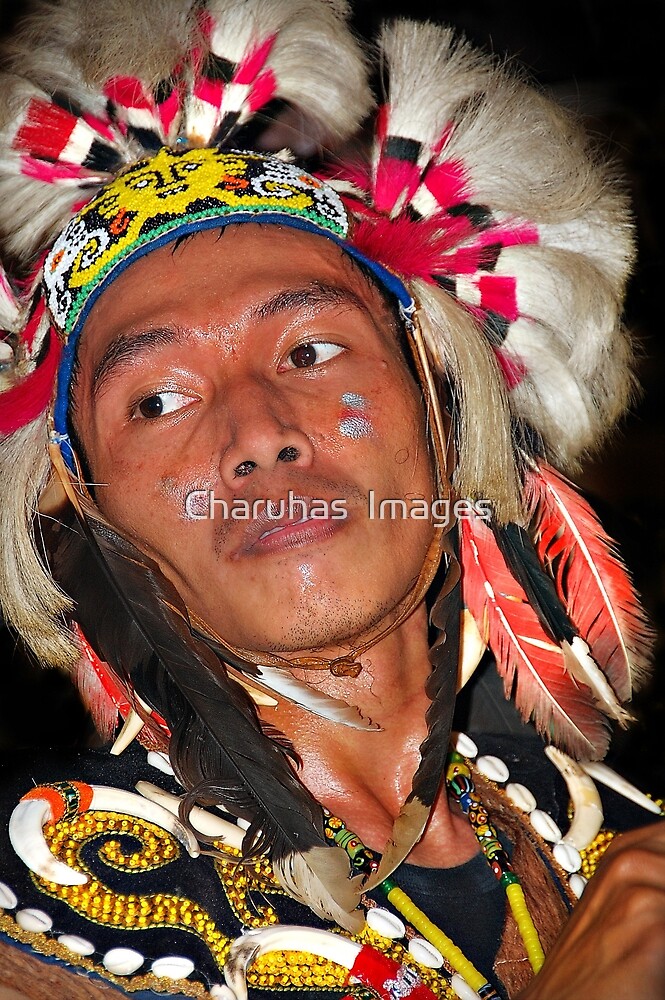 "Dayak - People Indigenous to Borneo Island" by Charuhas Images | Redbubble
