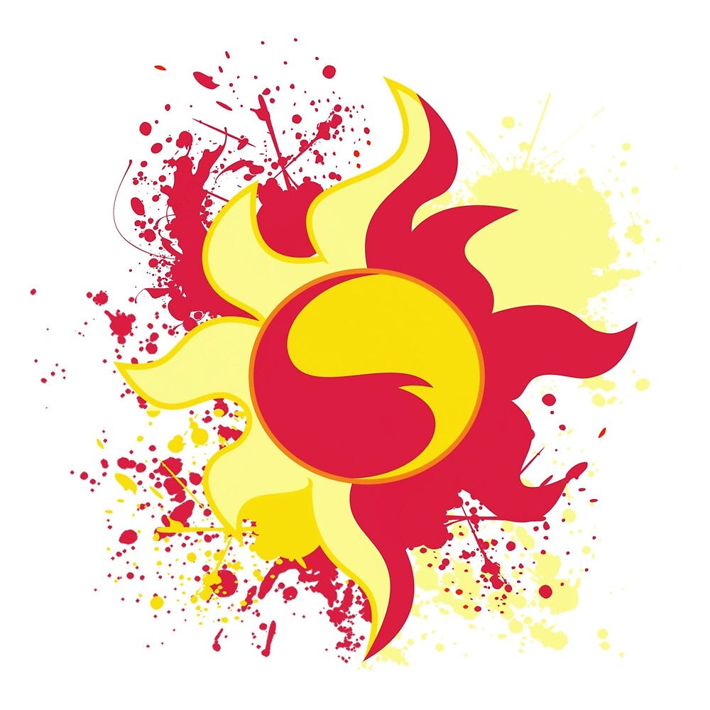 "Sunset Shimmer Cutie Mark" by PastelSweets | Redbubble