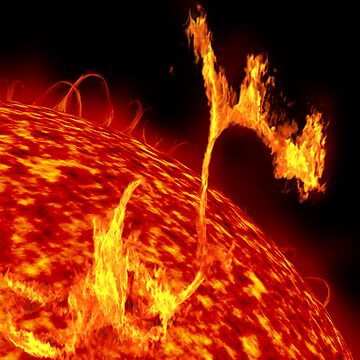 Poster for Sale mit "Solar flares" von Paul Fleet | Redbubble