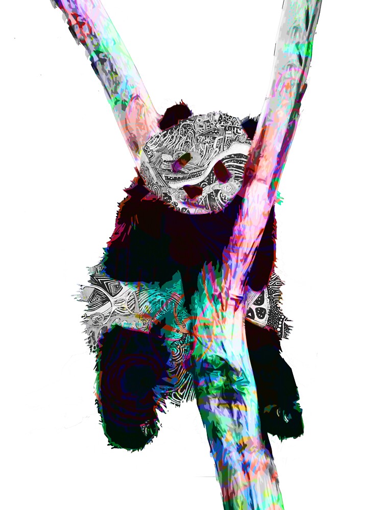"Psychedelic Pandas" by FunkLyke | Redbubble