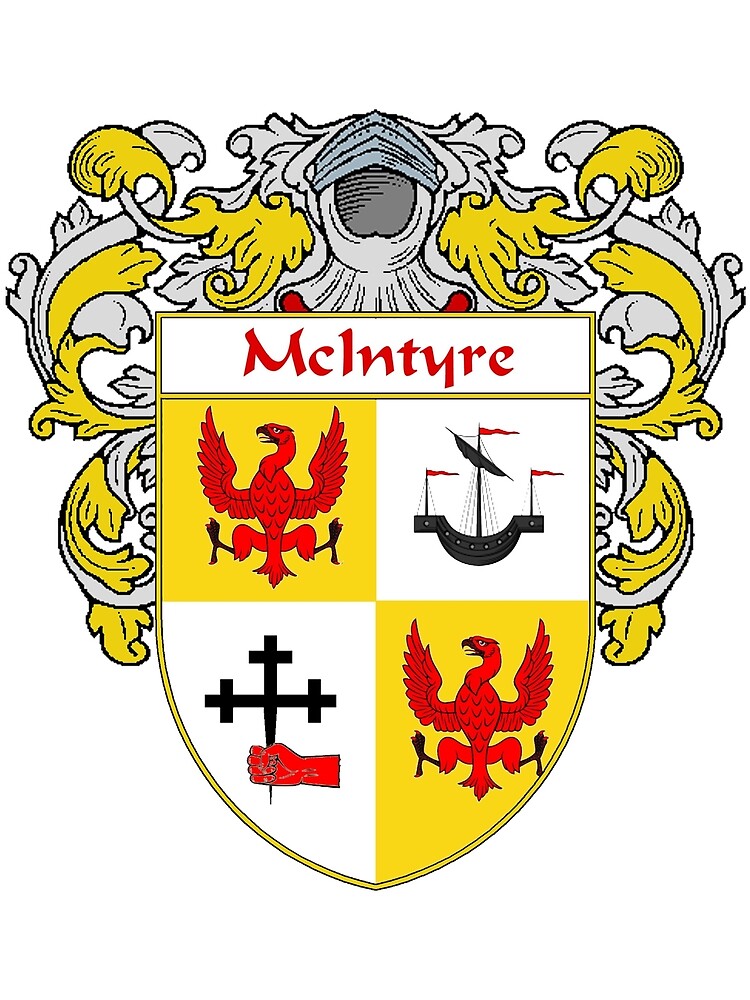 "McIntyre Coat of Arms/Family Crest" by William Martin | Redbubble