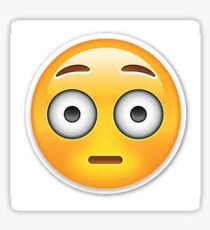 Shocked Emoji Stickers | Redbubble