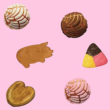 "Pan Dulce (Rosa)" Sticker for Sale by darzaga2 | Redbubble