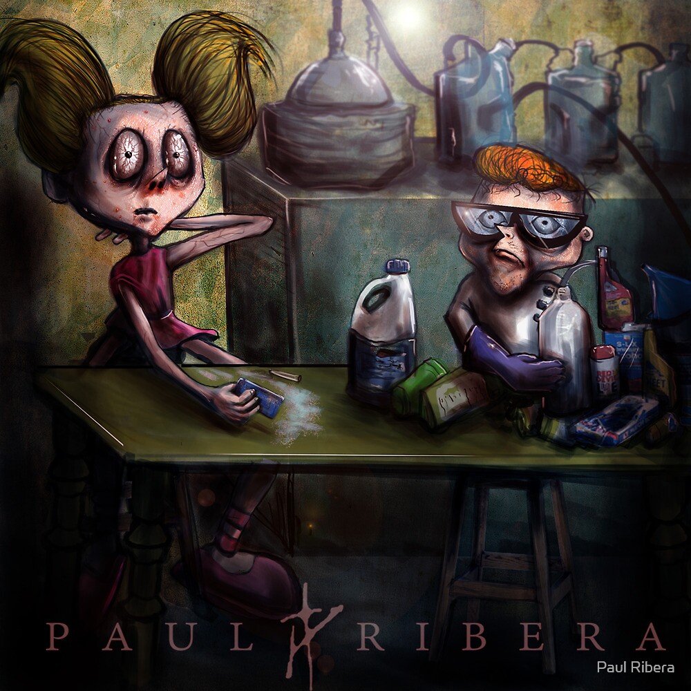 "Dexters Meth Lab" by Paul Ribera | Redbubble