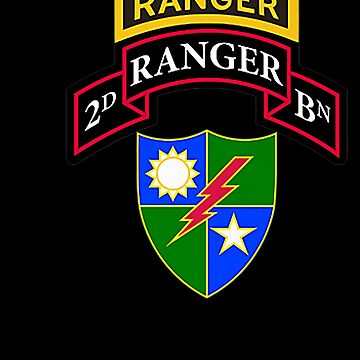 "US Army Ranger 2nd Battalion BN Scroll Ranger Tab DUI" Photographic ...