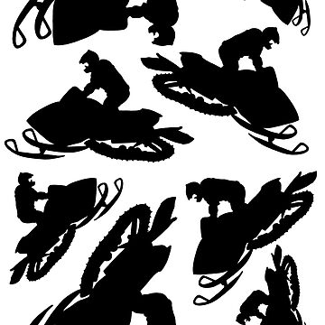 "Snowmobile pattern" Socks for Sale by Bluezorel | Redbubble