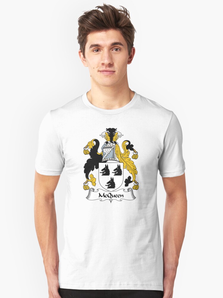"McQueen Coat of Arms/Family Crest" T-shirt by IrishArms | Redbubble