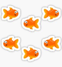 Goldfish Stickers | Redbubble