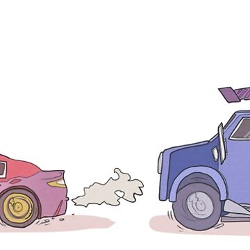 "Fast and slow" Sticker for Sale by Charliedzilla | Redbubble