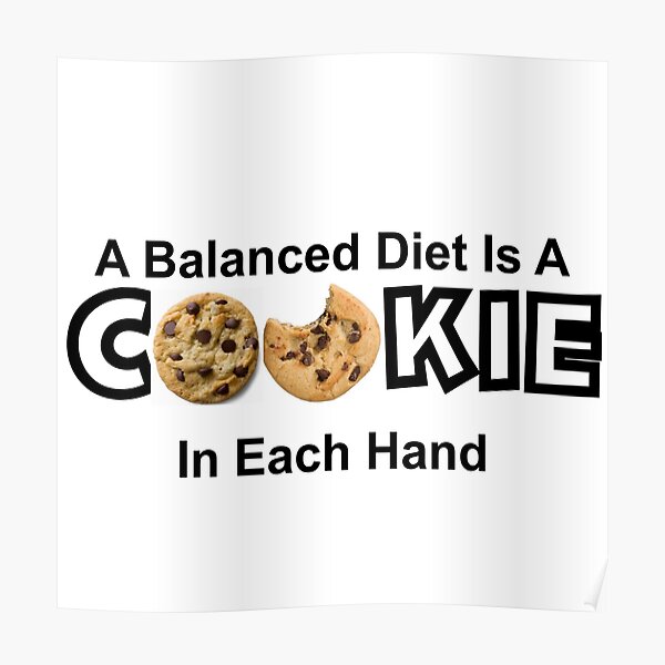 Balanced Diet Posters | Redbubble