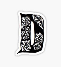 Letter D: Stickers | Redbubble