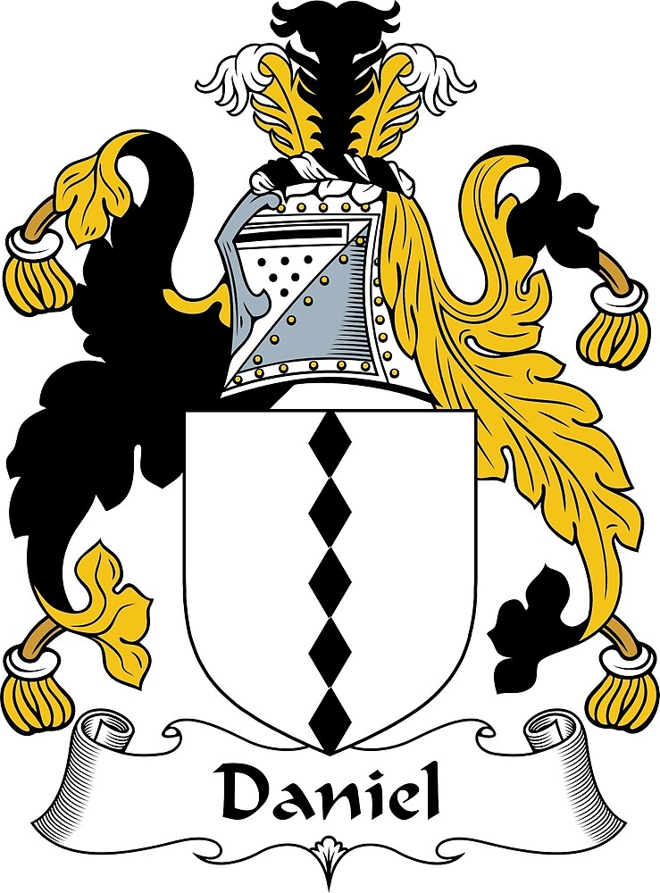 "Daniel Coat of Arms / Daniel Family Crest" by ScotlandForever | Redbubble