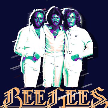"Bee Gees " Sticker for Sale by VinylGarage | Redbubble