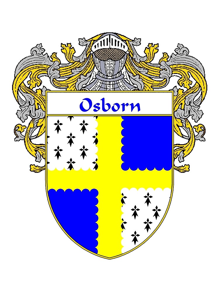 "Osborn Coat of Arms / Osborn Family Crest" by William Martin | Redbubble