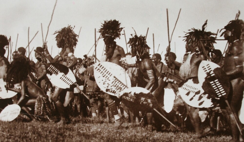 "Impi Zulu warriors" by Nicola Maria Servillo | Redbubble