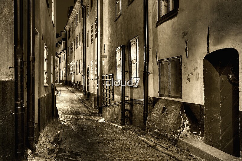 "Old Town in sepia." by cloud7 | Redbubble