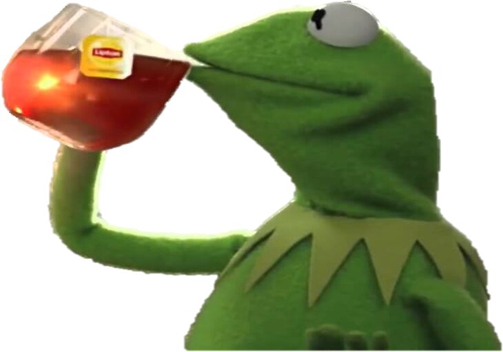 Kermit Sipping Tea: Gifts & Merchandise | Redbubble
