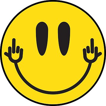 "A friendly FU!!" Sticker for Sale by dimpitidoopie | Redbubble