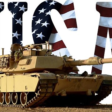 "M1 Abrams Tank" Sticker for Sale by ERIDIaNARtS | Redbubble