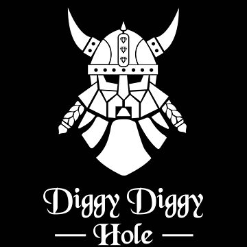 "Dwarf diggy hole white" Essential T-Shirtundefined by XeRose | Redbubble