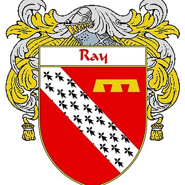 "Ray Coat of Arms / Ray Family Crest" Greeting Card for Sale by William ...