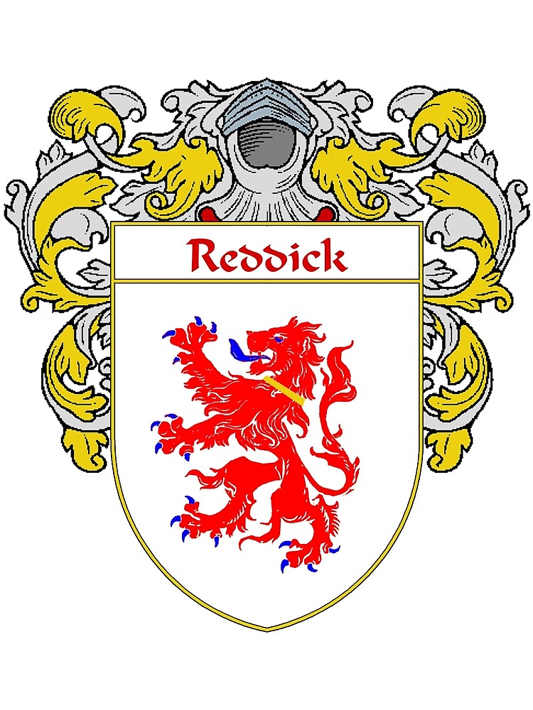 "Reddick Coat of Arms / Reddick Family Crest" by William Martin | Redbubble