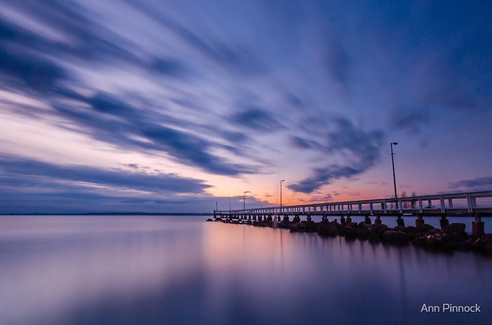 "Sunrise at Wellington Point Jetty, Queensland, Australia" by Ann ...