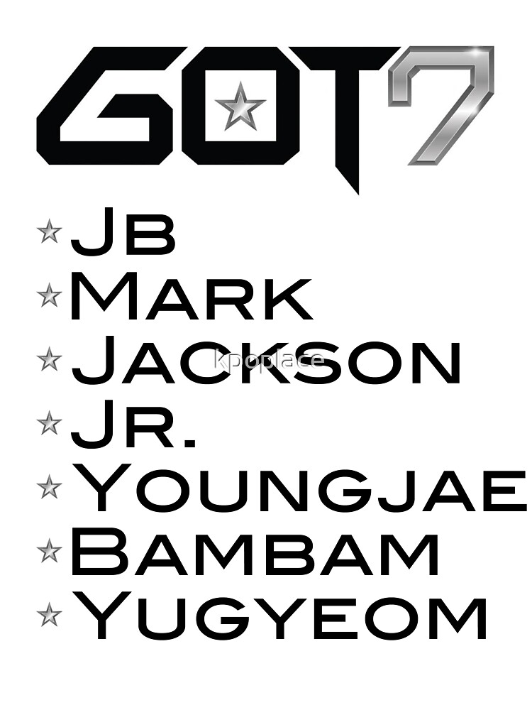 "GOT7" by kpoplace | Redbubble