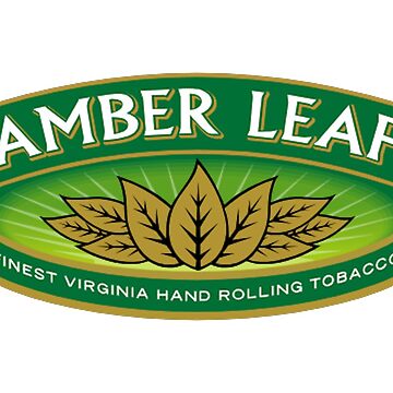 "Amber Leaf" Sticker for Sale by Big-Gaffer | Redbubble
