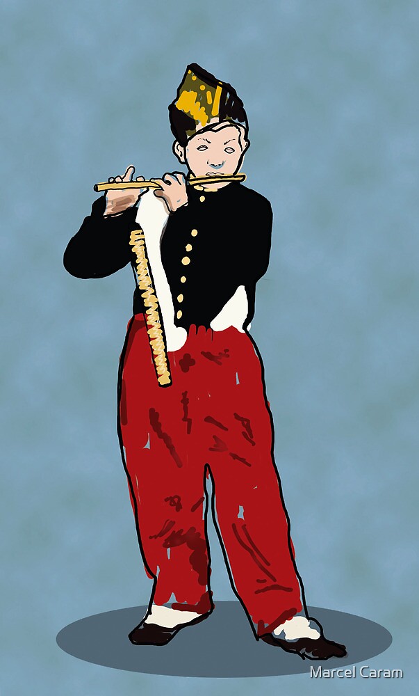 "graphic reread of "The Fifer"(1866)" by Marcel Caram | Redbubble