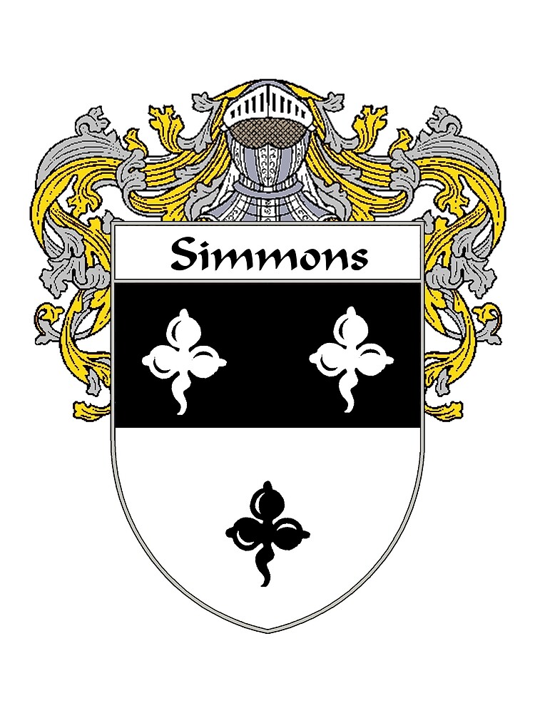 "Simmons Coat of Arms / Simmons Family Crest" by William Martin | Redbubble