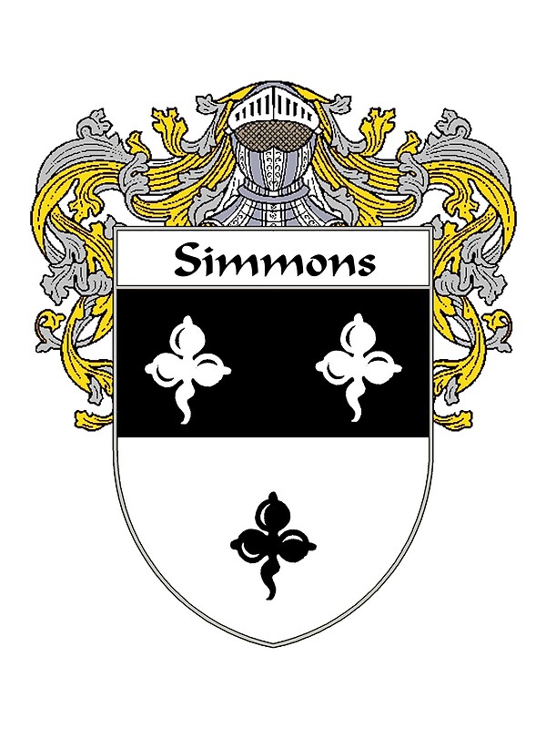 "Simmons Coat of Arms / Simmons Family Crest" by William Martin | Redbubble