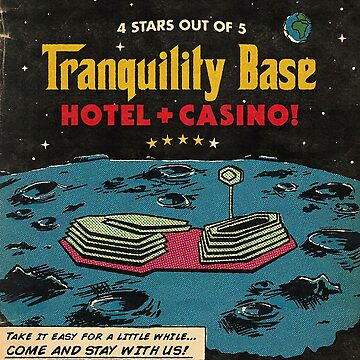 "Tranquility Base" Sticker for Sale by memilikimu | Redbubble