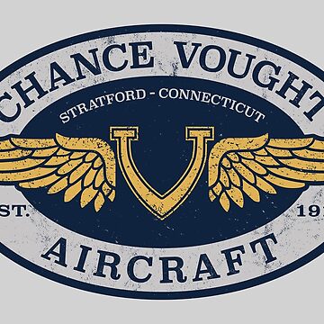 "Chance Vought Aircraft Logo" Sticker for Sale by 909Apparel | Redbubble