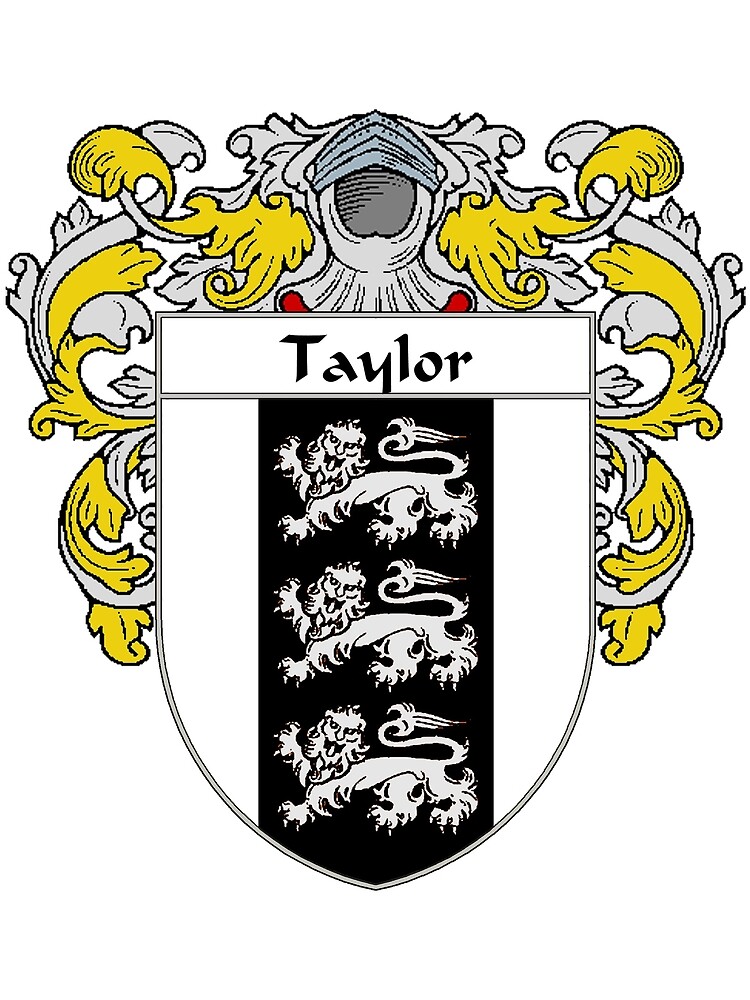 "Taylor Coat of Arms / Taylor Family Crest" by William Martin | Redbubble