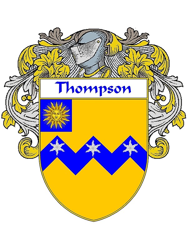 "Thompson Coat of Arms / Thompson Family Crest" by William Martin ...