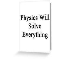 Physics: Greeting Cards | Redbubble
