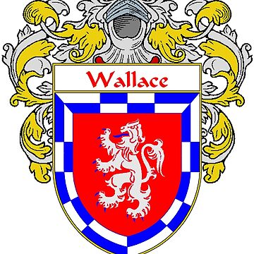 "Wallace Coat of Arms / Wallace Family Crest" Canvas Print for Sale by ...