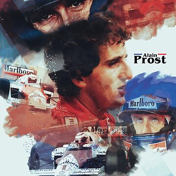 "Alain Prost" Poster by Tracksters | Redbubble