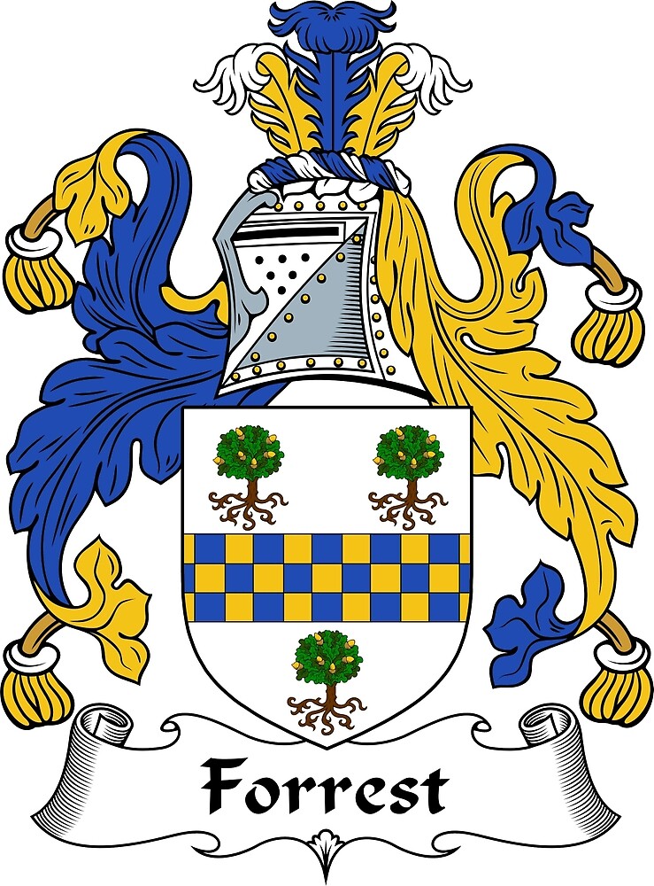 "Forrest Coat of Arms / Forrest Family Crest" by ScotlandForever ...