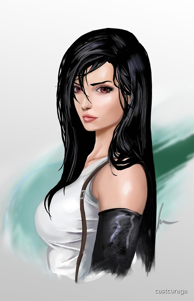 "Tifa Lockhart Portrait (Final Fantasy VII)" by castcuraga | Redbubble