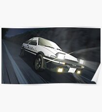 Initial D Posters | Redbubble