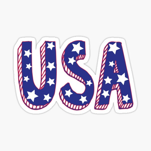 Usa Stickers | Redbubble