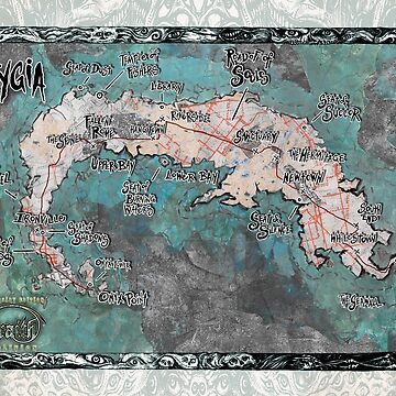 "Wraith Stygia Map" Poster for Sale by TheOnyxPath | Redbubble