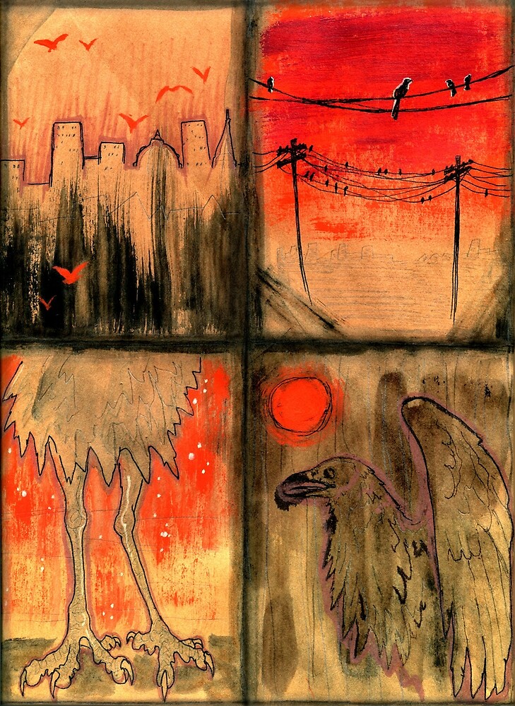 "Birds of the Apocalypse - Afterlife" by redpyre | Redbubble