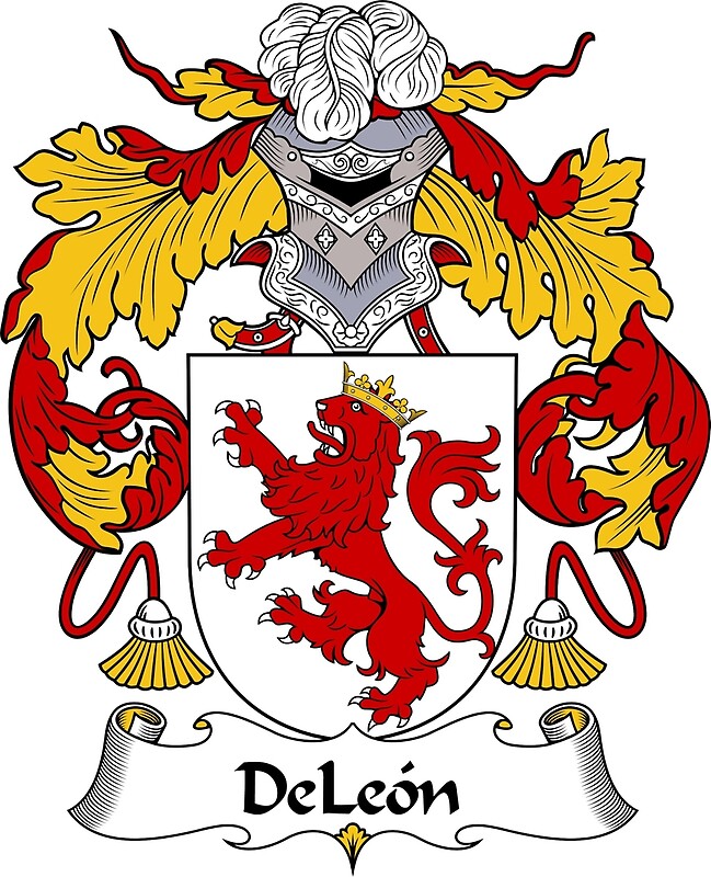 "DeLeon Coat of Arms/Family Crest" by William Martin | Redbubble